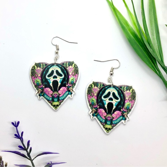 the little shop | Jewelry | Scream Ghostface Earrings | Poshmark